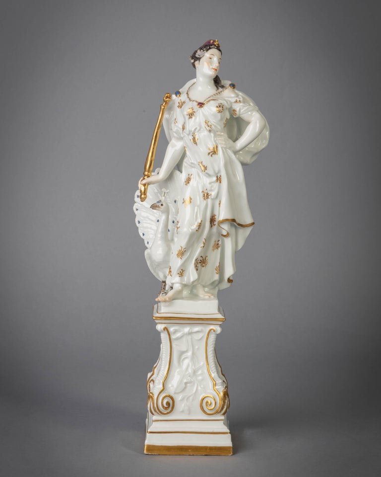 Rare Assembled Set of Six German Porcelain Mythological Deities ...