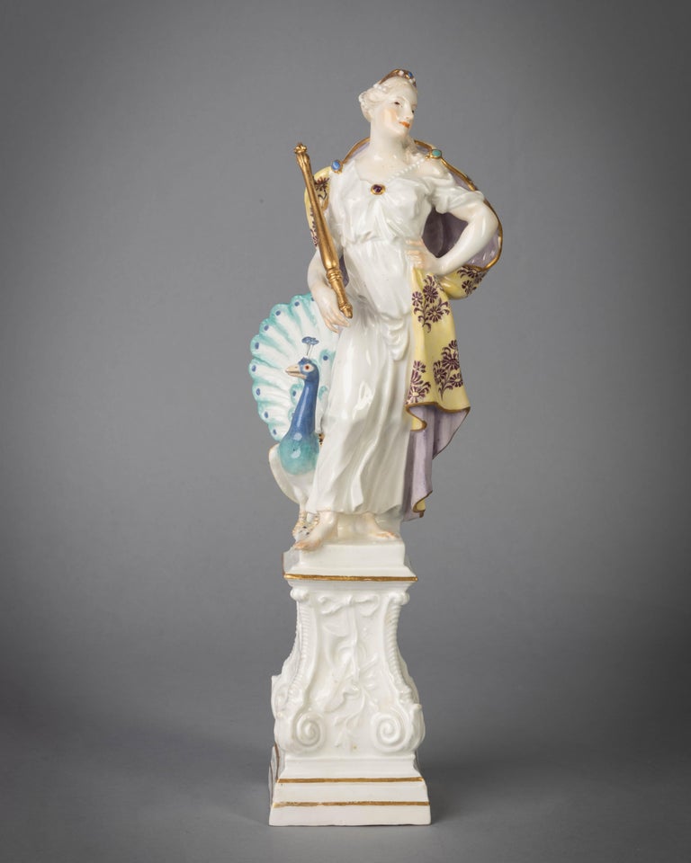 Rare Assembled Set of Six German Porcelain Mythological Deities ...