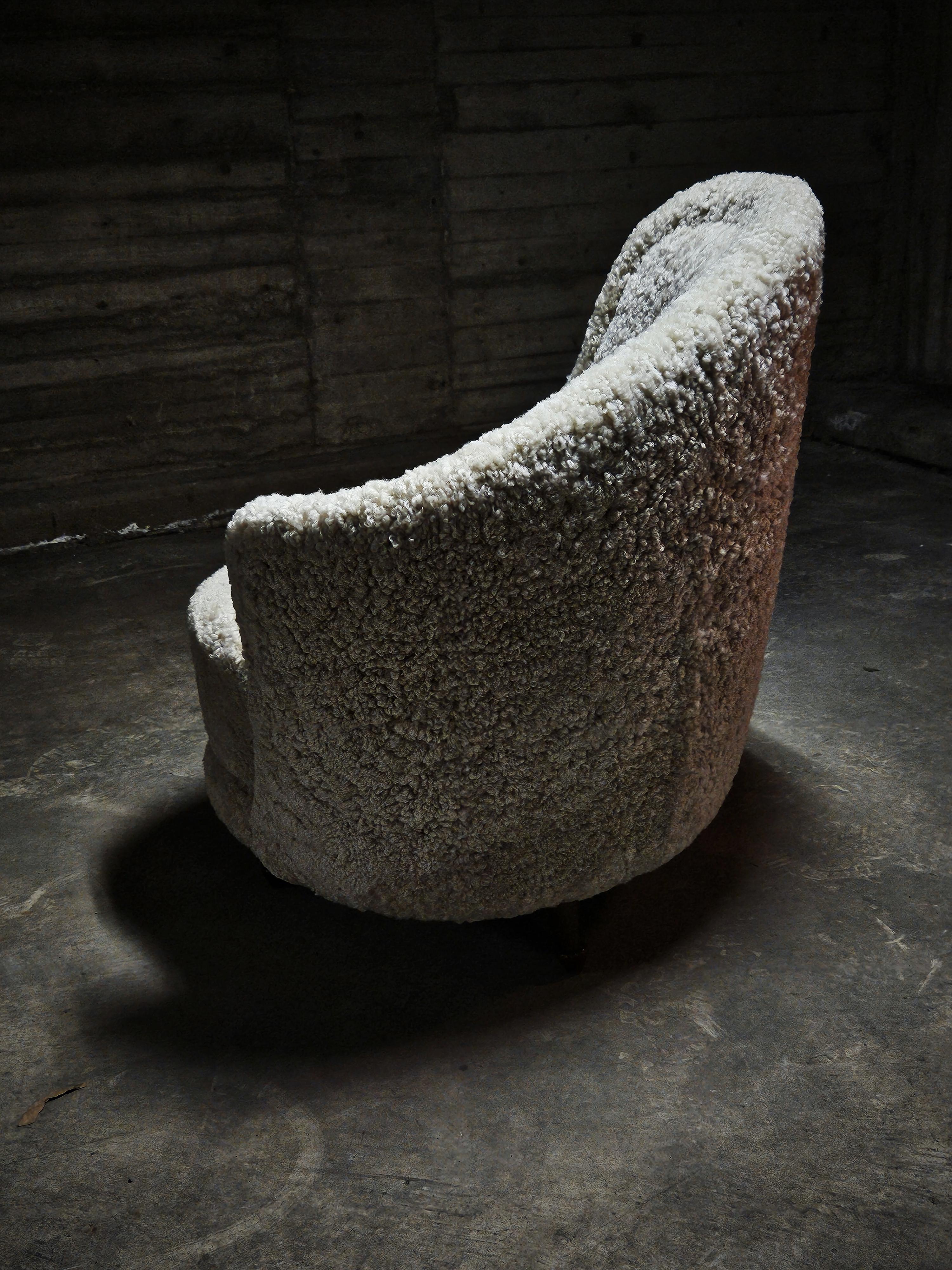 Rare assymetrical Carl Cederholm easy chair for Firma Stil and Form ...