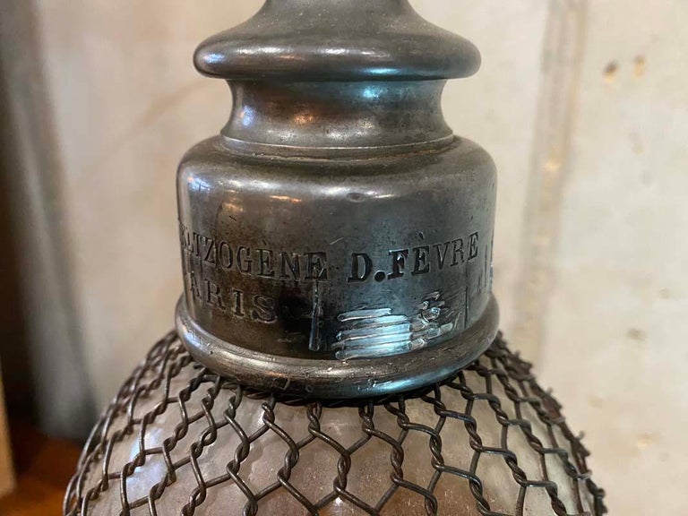Rare Big French Seltzer Bottle, Veritable Seltzogene D. Fevre, 19th ...