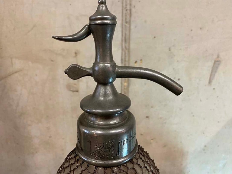 Rare Big French Seltzer Bottle, Veritable Seltzogene D. Fevre, 19th ...