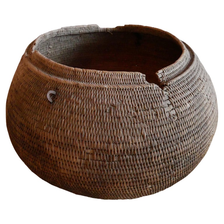Rare Big Swedish Rootbasket For Sale at 1stDibs