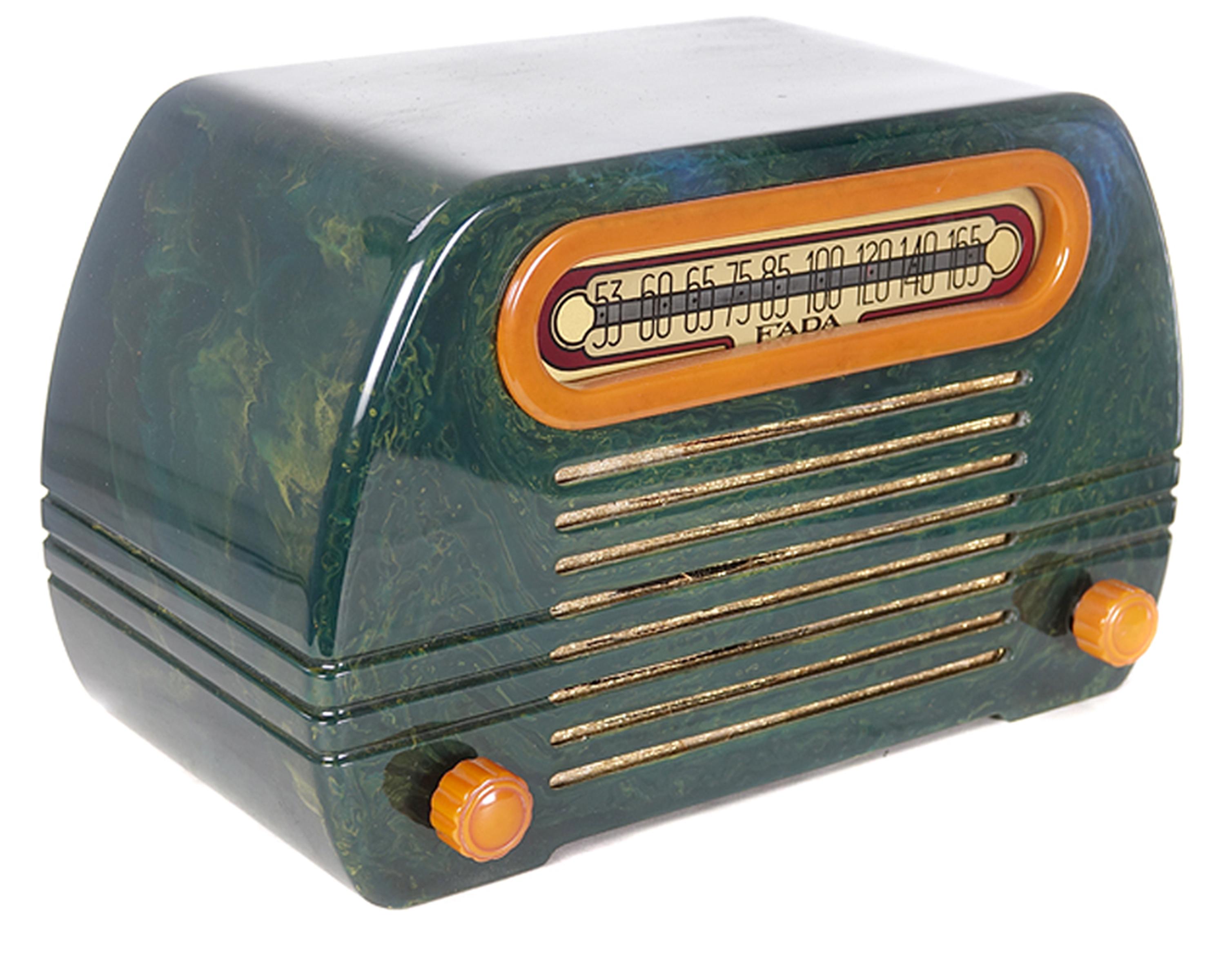 Rare Blue FADA 652 'Temple' Catalin Radio For Sale at 1stDibs