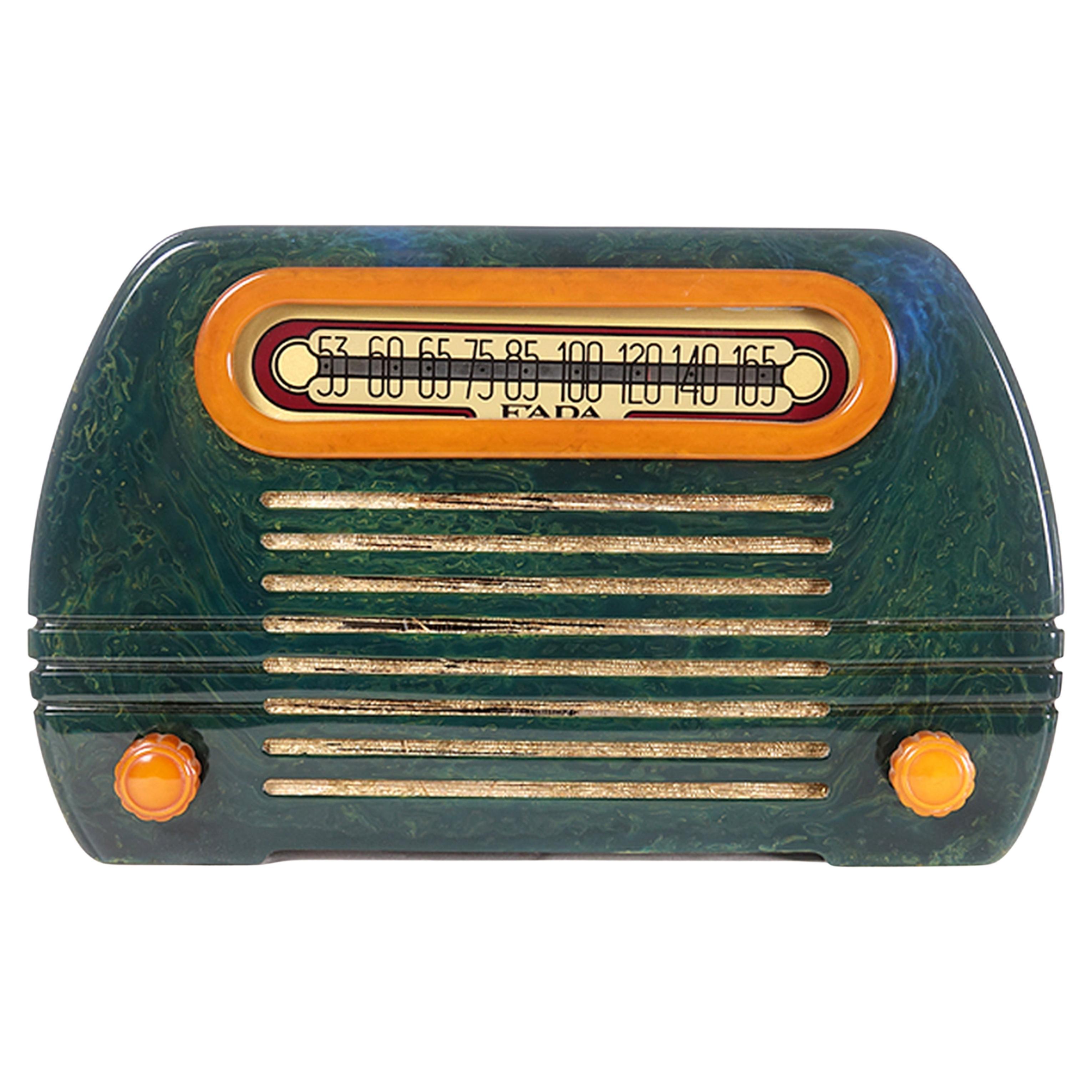 Rare Blue FADA 652 'Temple' Catalin Radio For Sale at 1stDibs | fada ...