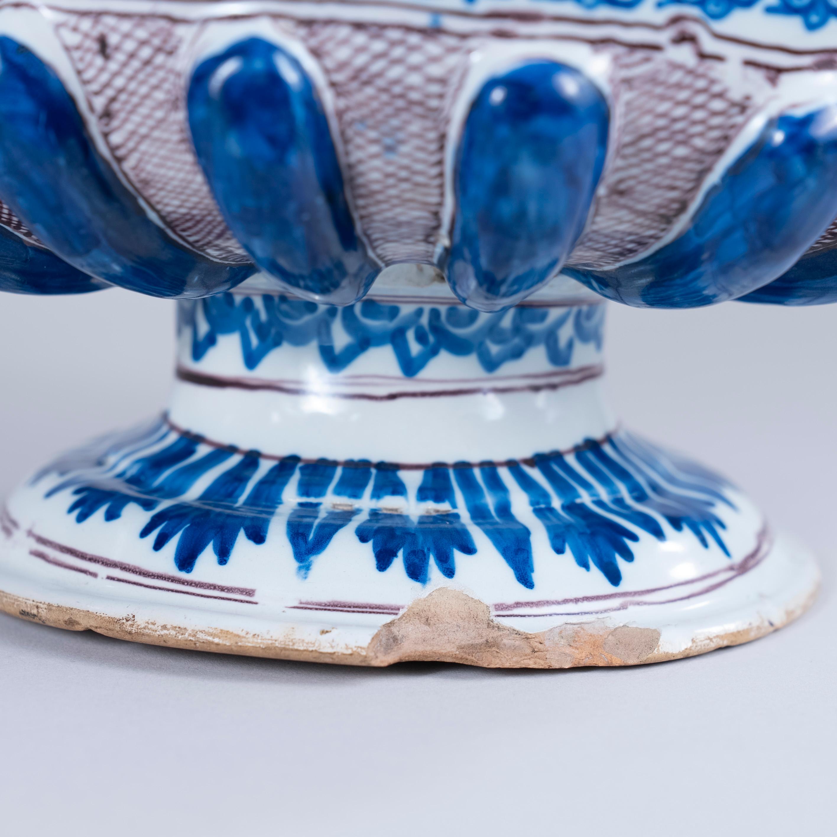 Rare, Bold Late 17th Century French Faience Bowl, Nevers, circa 1670 ...