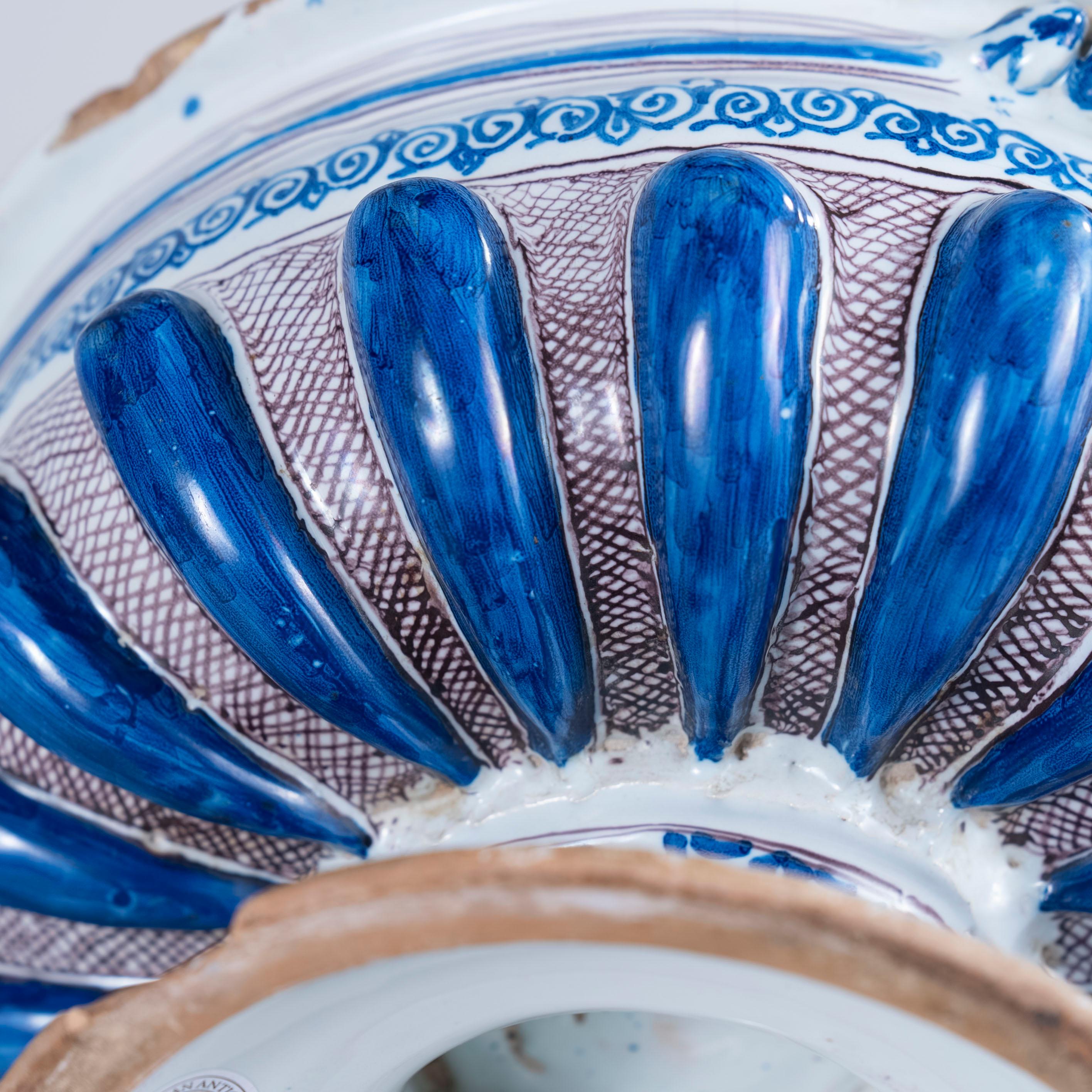 Rare, Bold Late 17th Century French Faience Bowl, Nevers, circa 1670 ...