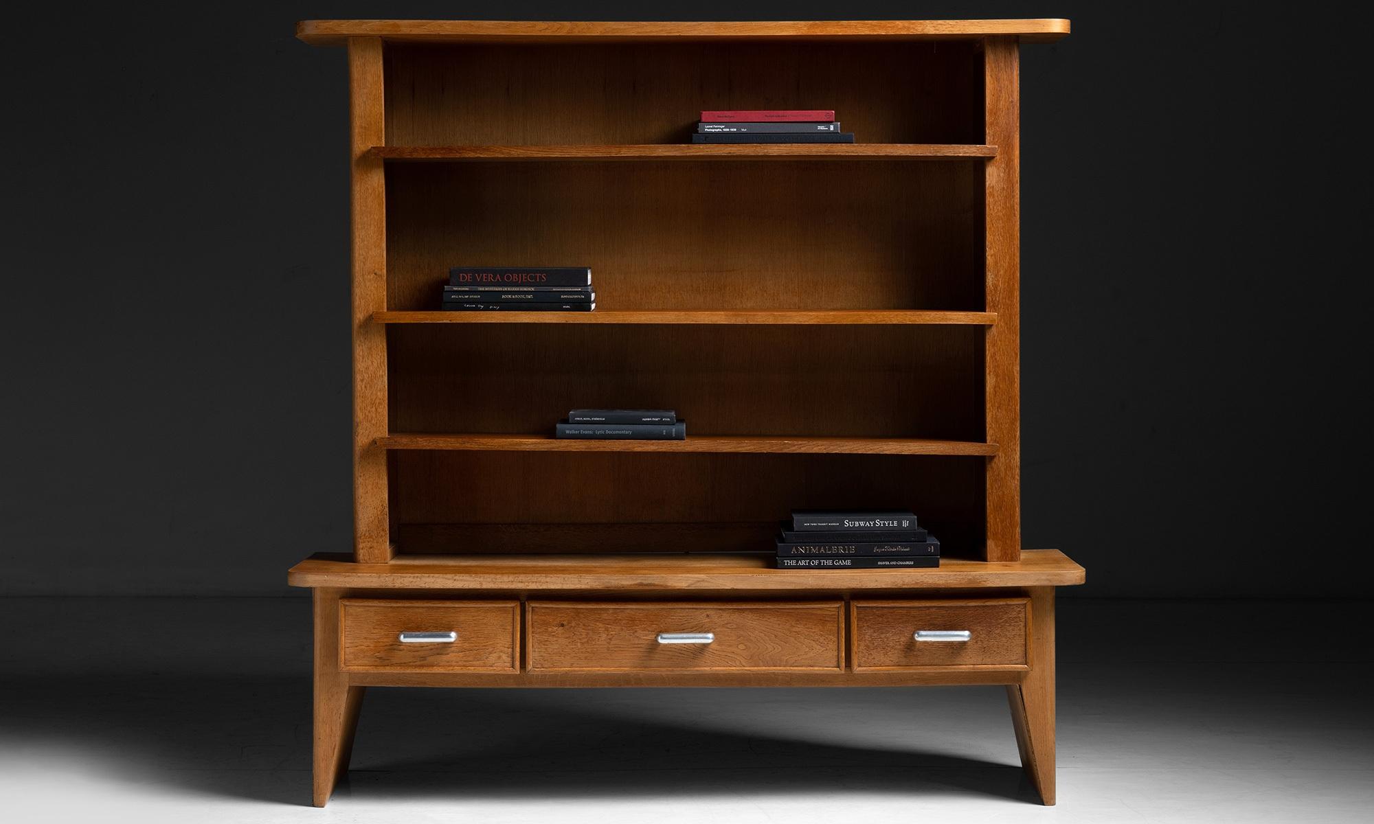 Rare Bookcase by Rene Gabriel, France, 1948 For Sale at 1stDibs