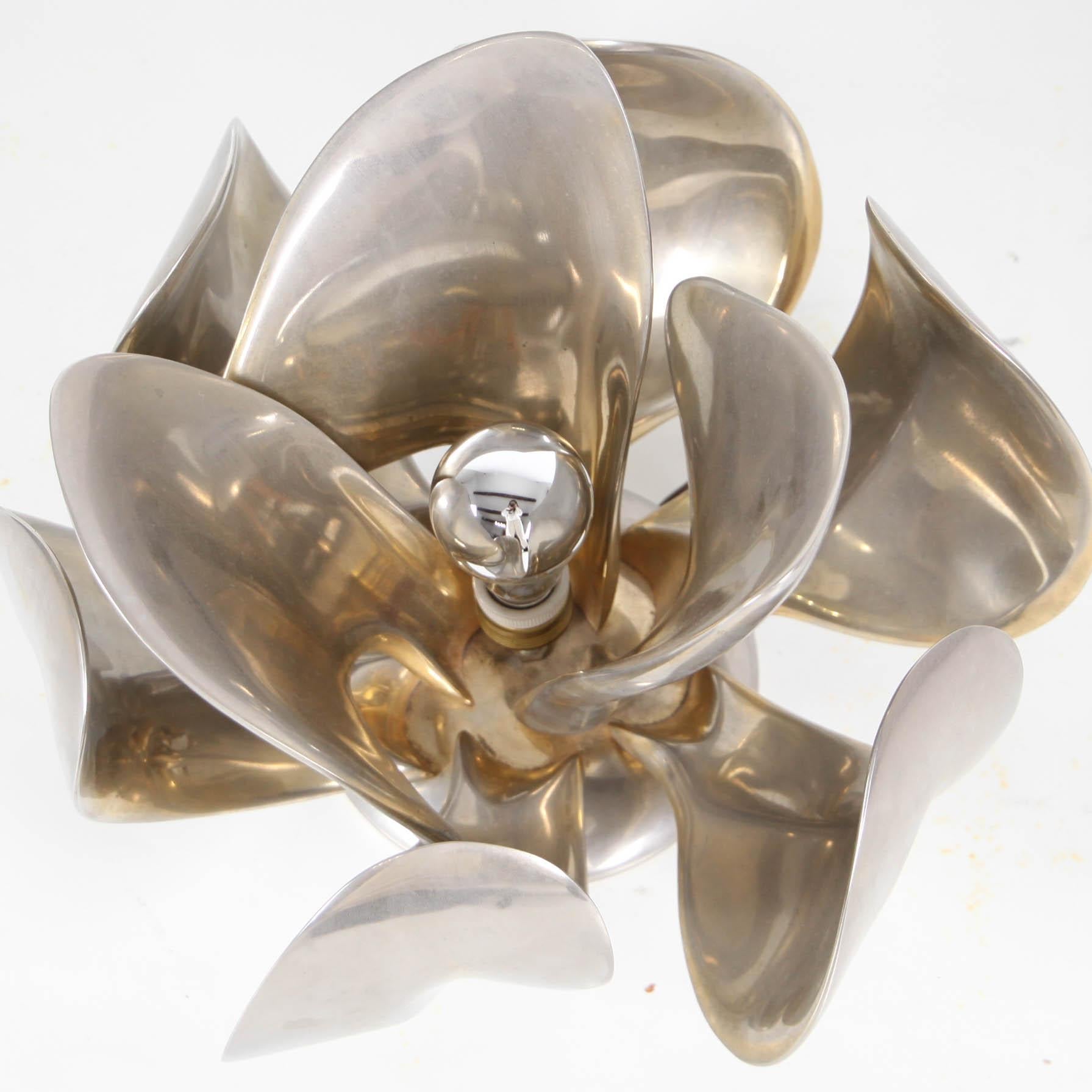 Rare Bronze Lamp by Michel Armand For Sale at 1stDibs