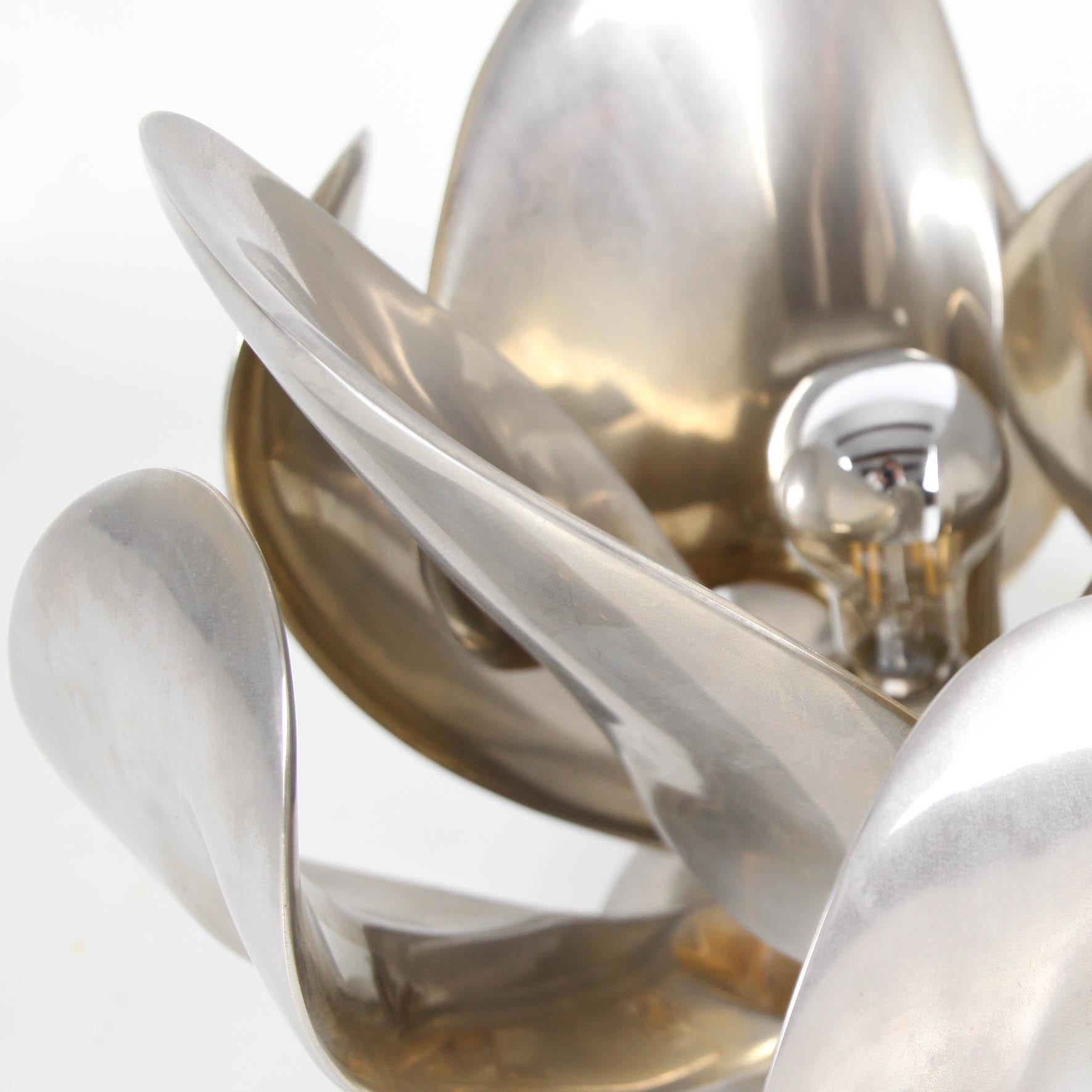 Rare Bronze Lamp by Michel Armand For Sale at 1stDibs