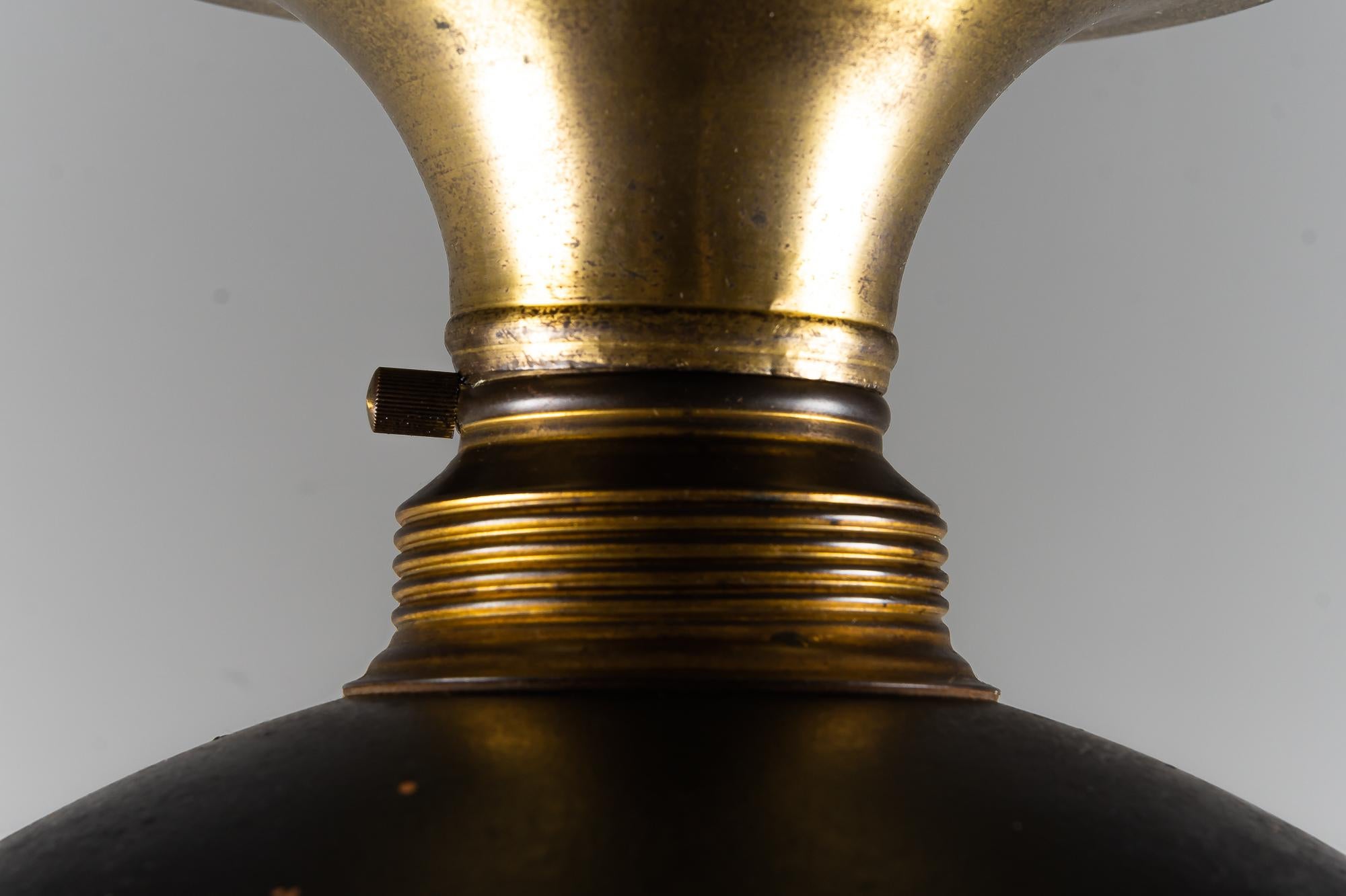 Rare Carl Zeiss Jena Ceiling Lamp with Original Glass Around 1930s ...