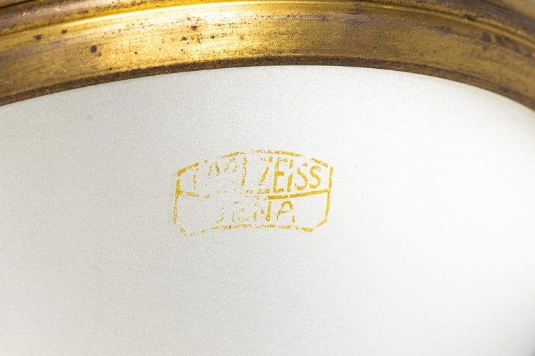 Rare Carl Zeiss Jena Ceiling Lamp with Original Glass Around 1930s ...