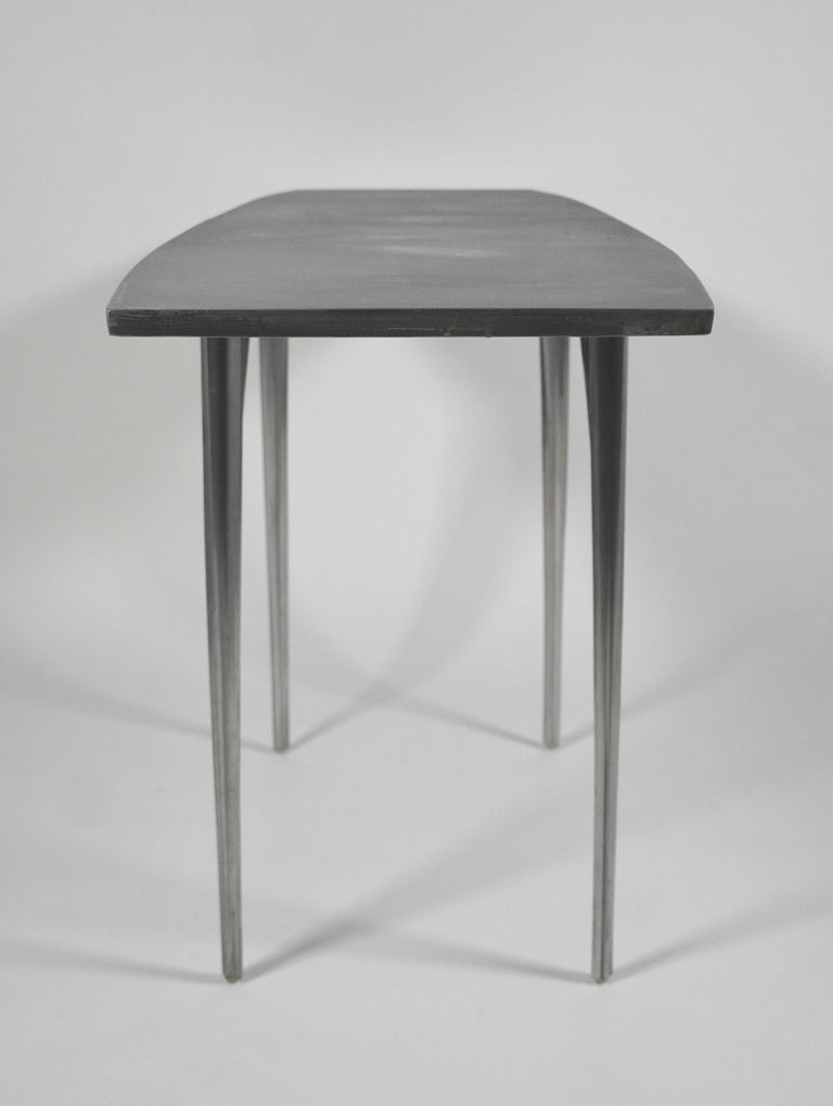 Rare Cast Aluminum Console Table by California Designer Robert Josten ...