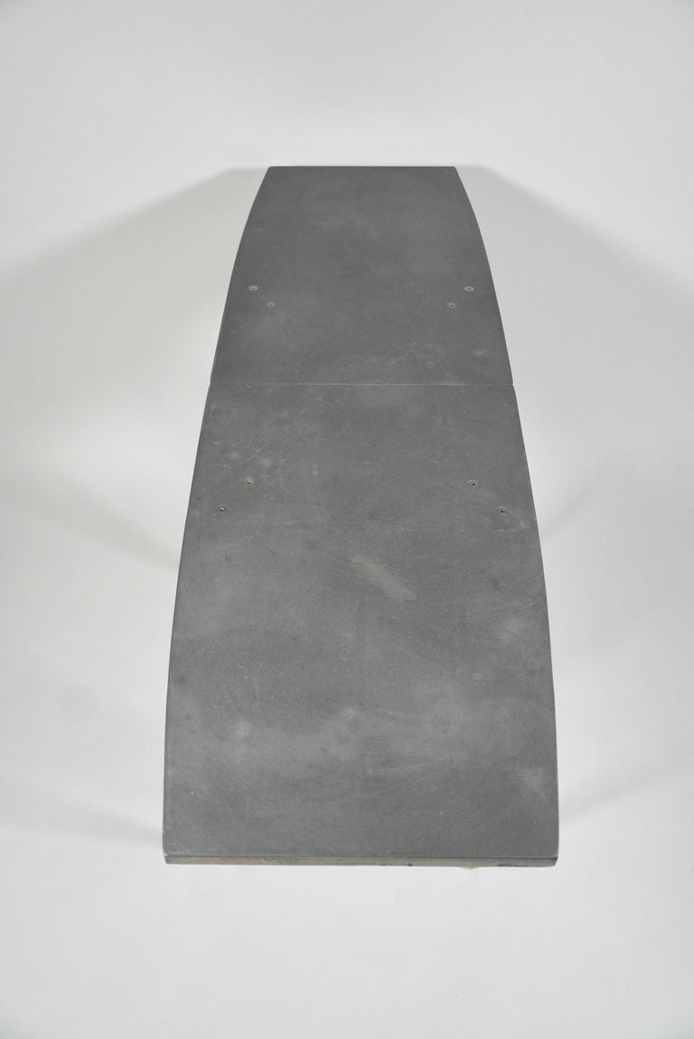 Rare Cast Aluminum Console Table by California Designer Robert Josten ...