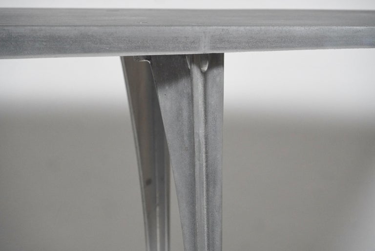 Rare Cast Aluminum Console Table by California Designer Robert Josten ...