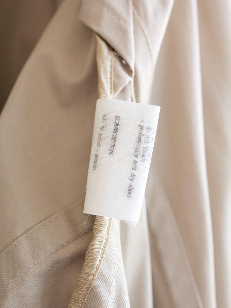 Rare Chanel Vintage Spring 1994 Beige Runway 94P Oversized Trench Coat ...
