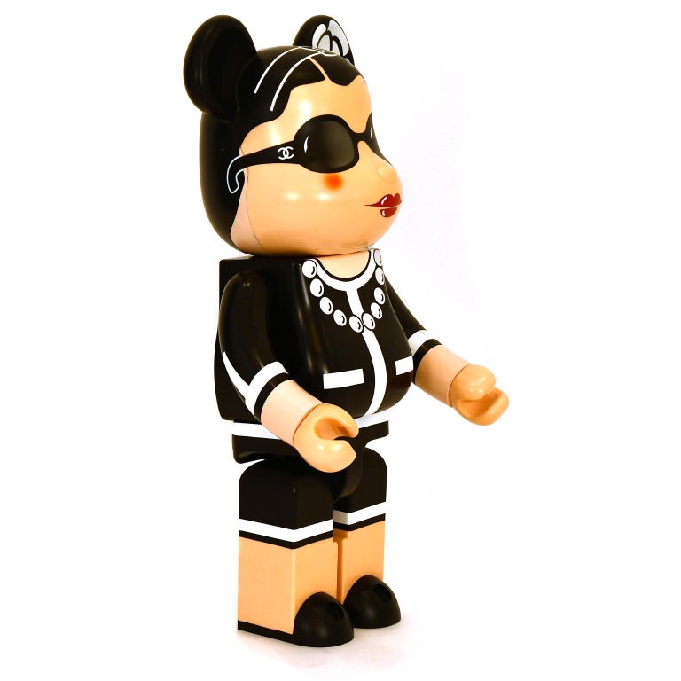 Chanel x Medicom Bearbrick 1000% Limited Edition Nr 206 KARL LAGERFELD ...