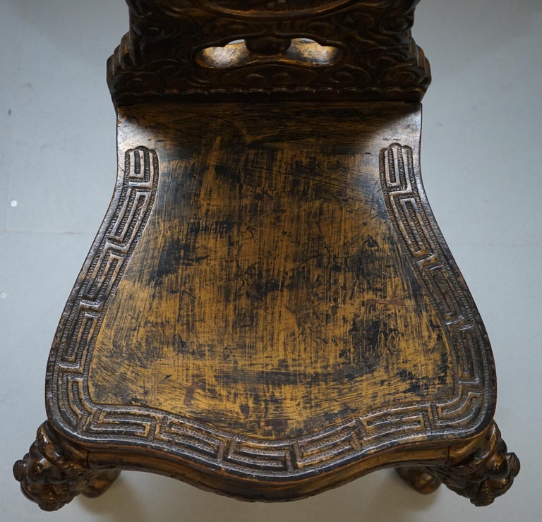 Rare Chinese Export Dragons Phoenix Bird Writing Table Desk and ...