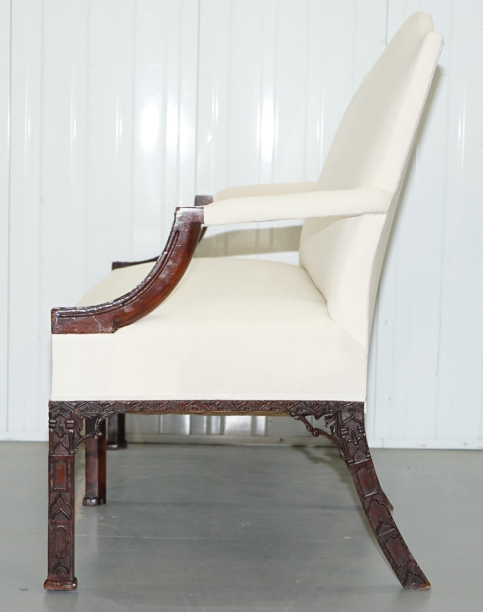 Rare Chinese Thomas Chippendale Number 10 Downing Street Suite Settee ...