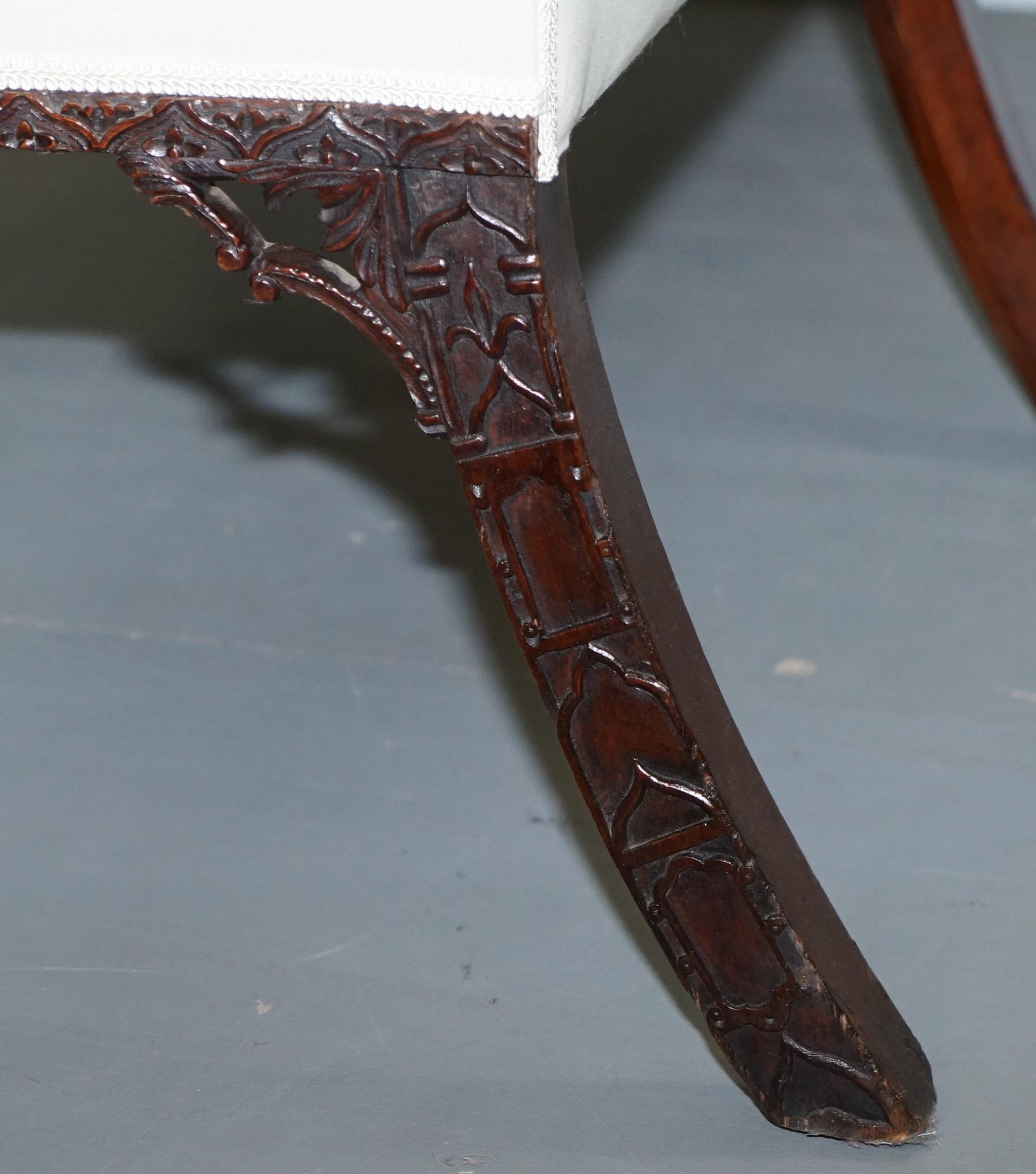 Rare Chinese Thomas Chippendale Number 10 Downing Street Suite Settee ...