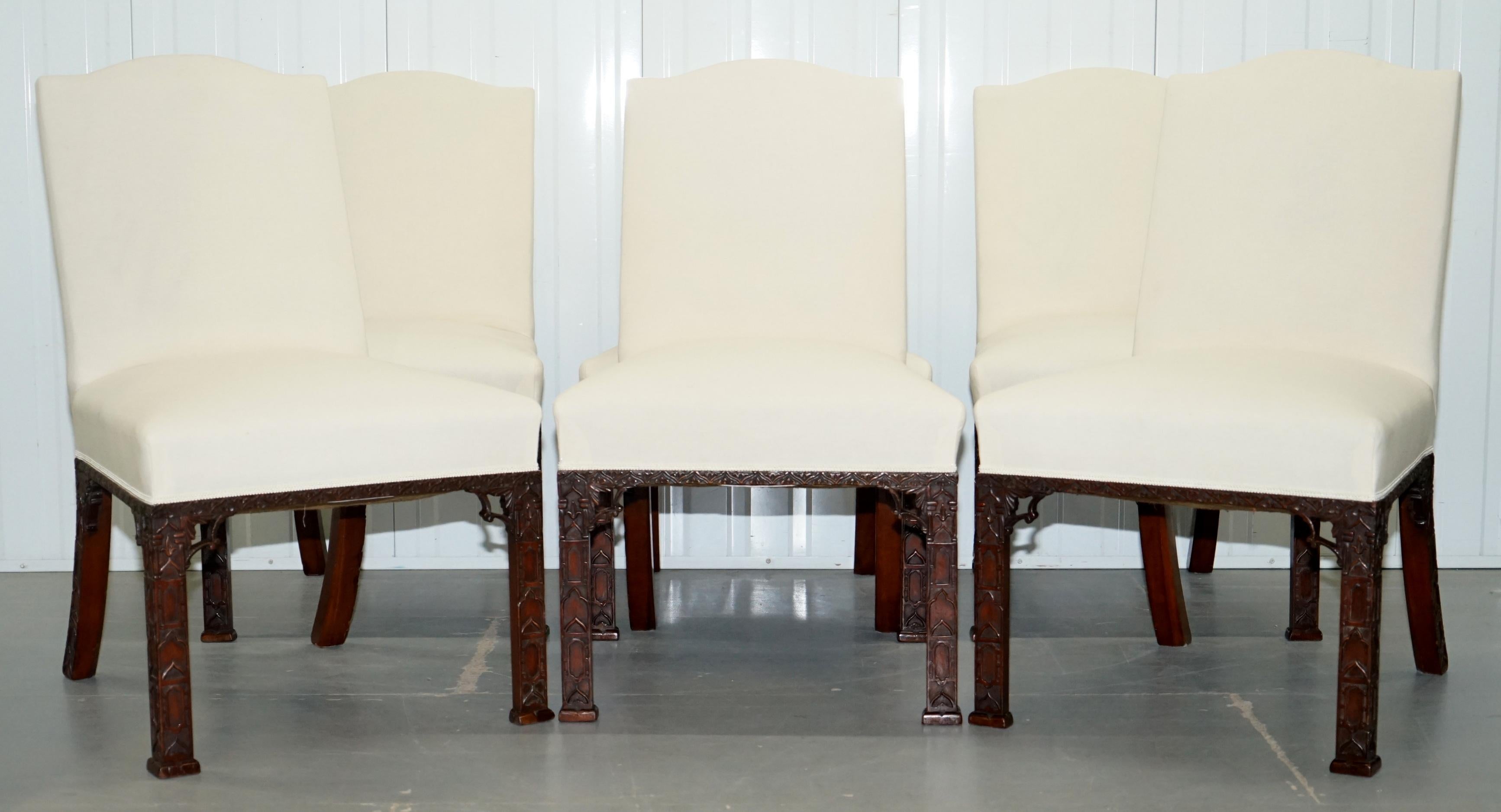 Rare Chinese Thomas Chippendale Number 10 Downing Street Suite Settee ...