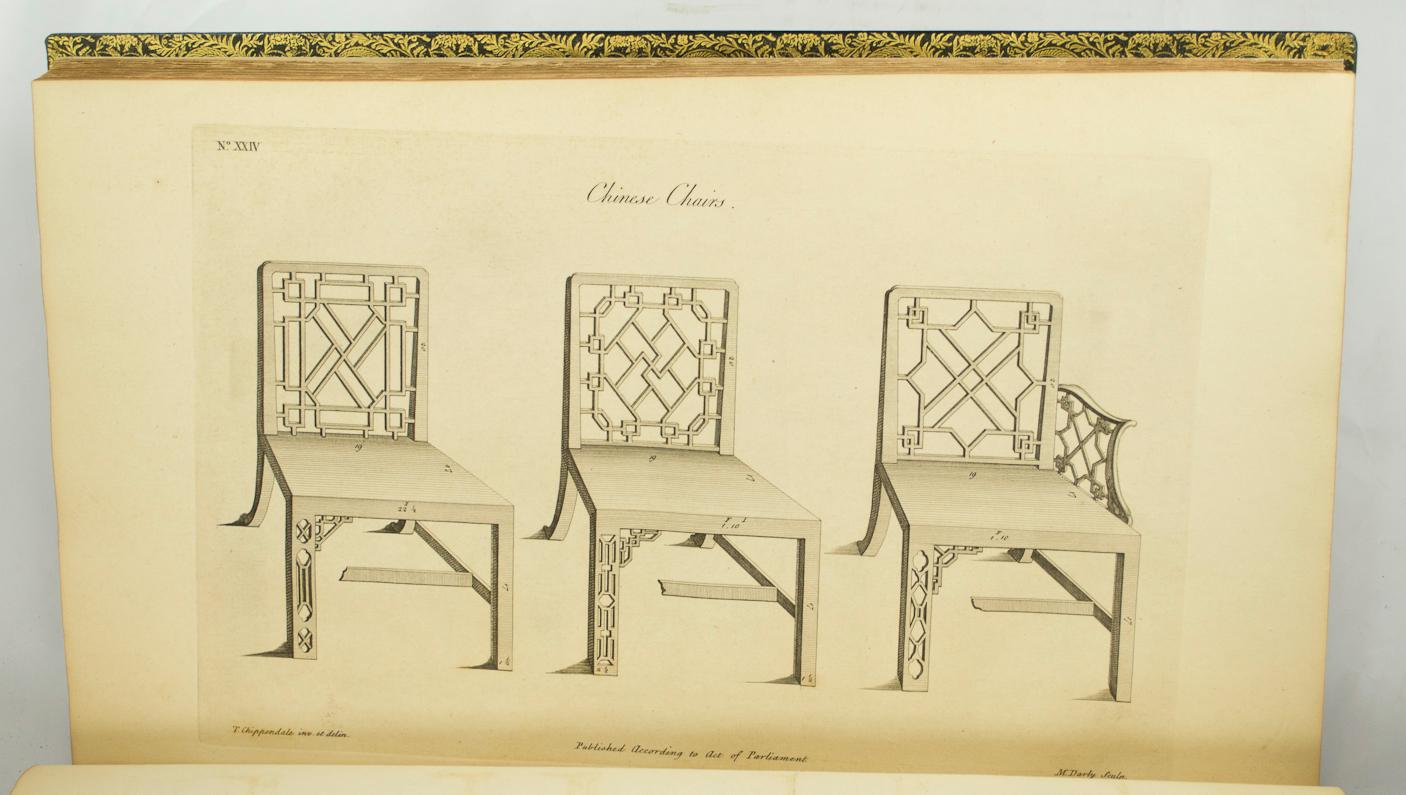 Rare Chinese Thomas Chippendale Number 10 Downing Street Suite Settee ...