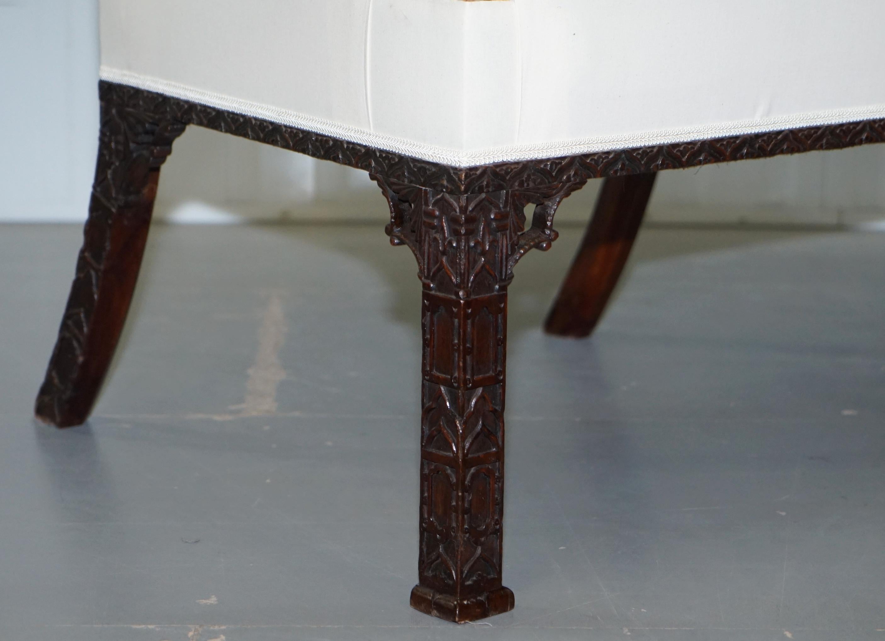 Rare Chinese Thomas Chippendale Number 10 Downing Street Suite Settee ...