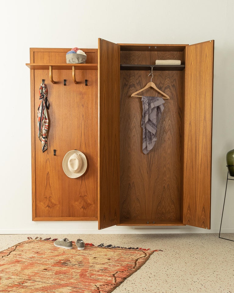 Rare Clothes Rack and Wardrobe Set, 1960s For Sale at 1stDibs
