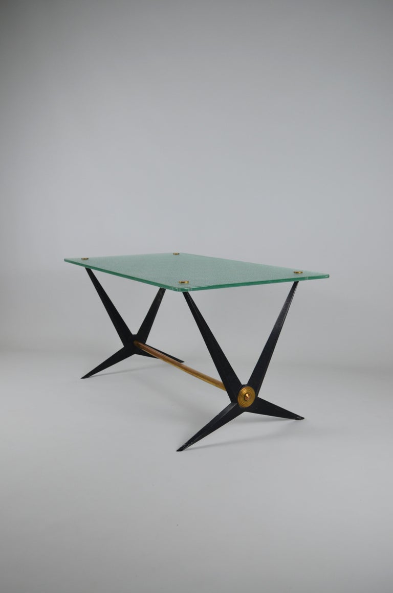 Rare Coffee Table by Angelo Ostuni, Italy, 1950s For Sale at 1stDibs