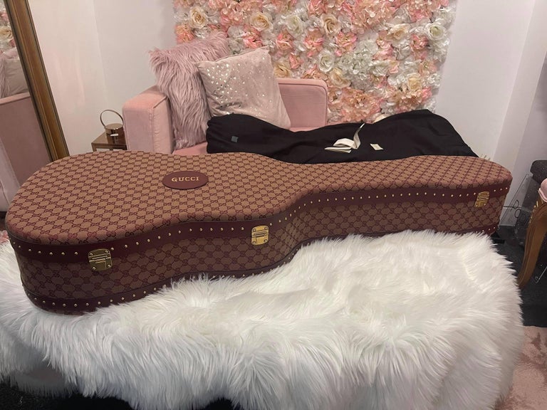 RARE - Collector's Piece Designer Gucci GG Guitar Case For Sale at ...