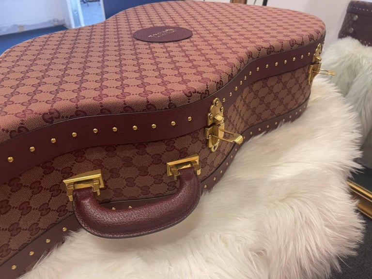 RARE - Collector's Piece Designer Gucci GG Guitar Case For Sale at ...
