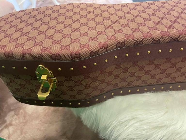 RARE - Collector's Piece Designer Gucci GG Guitar Case For Sale at ...