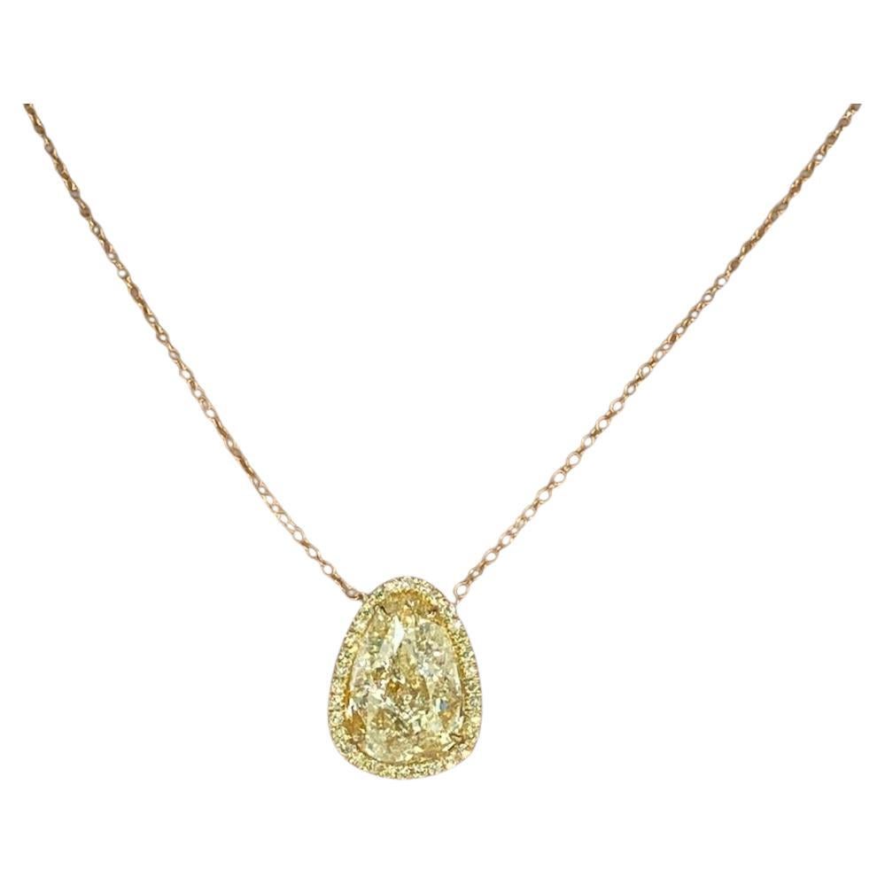 Antique Yellow Diamond Necklaces - 610 For Sale at 1stDibs | yellow ...