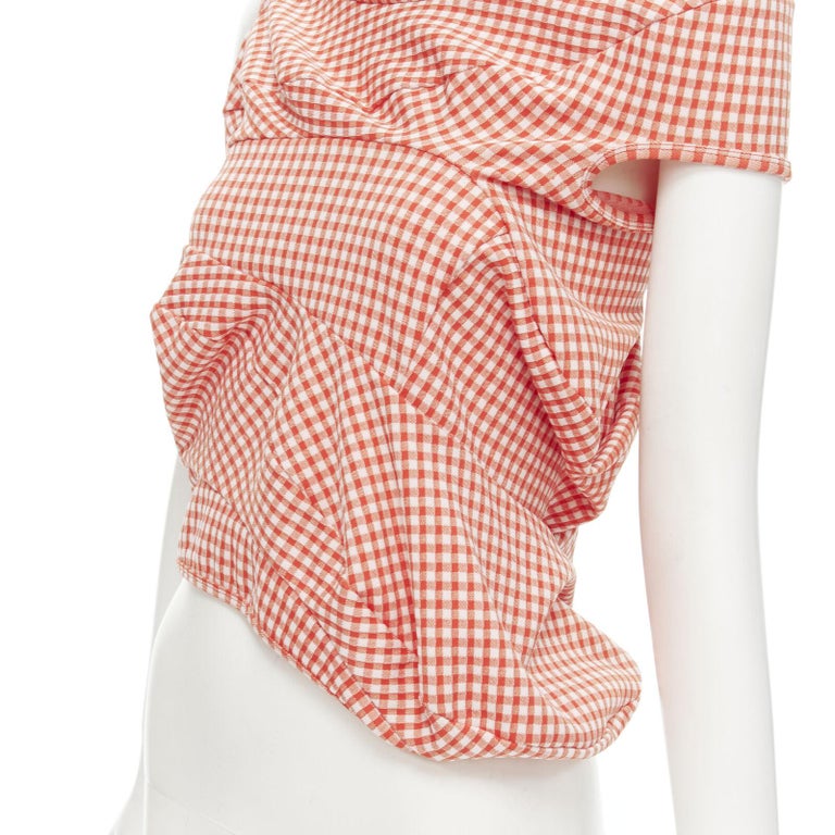 rare COMME DES GARCONS Robe De Chambre Vintage 1997 Lumps Bumps red ...