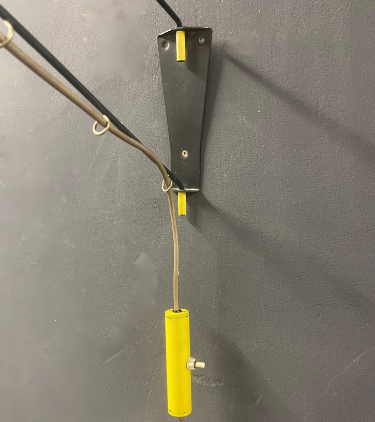 Rare Cosack Counterweight Wall Lamp For Sale at 1stDibs