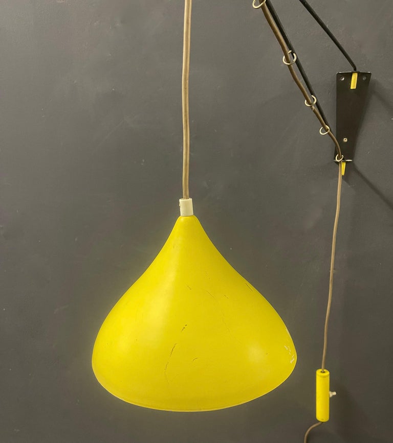 Rare Cosack Counterweight Wall Lamp For Sale at 1stDibs