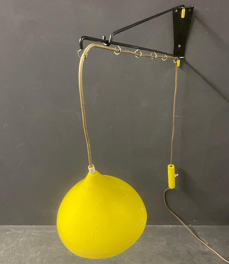 Rare Cosack Counterweight Wall Lamp For Sale at 1stDibs