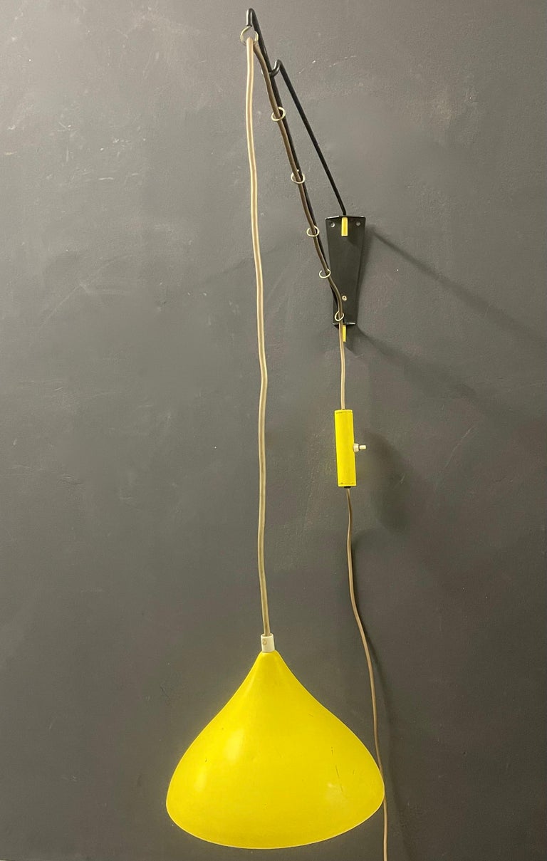 Rare Cosack Counterweight Wall Lamp For Sale at 1stDibs
