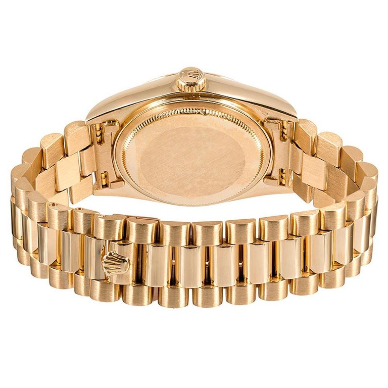 Rare “Crown Logo” Crystal Vintage Rolex Day-Date Ref. #18038 at 1stDibs