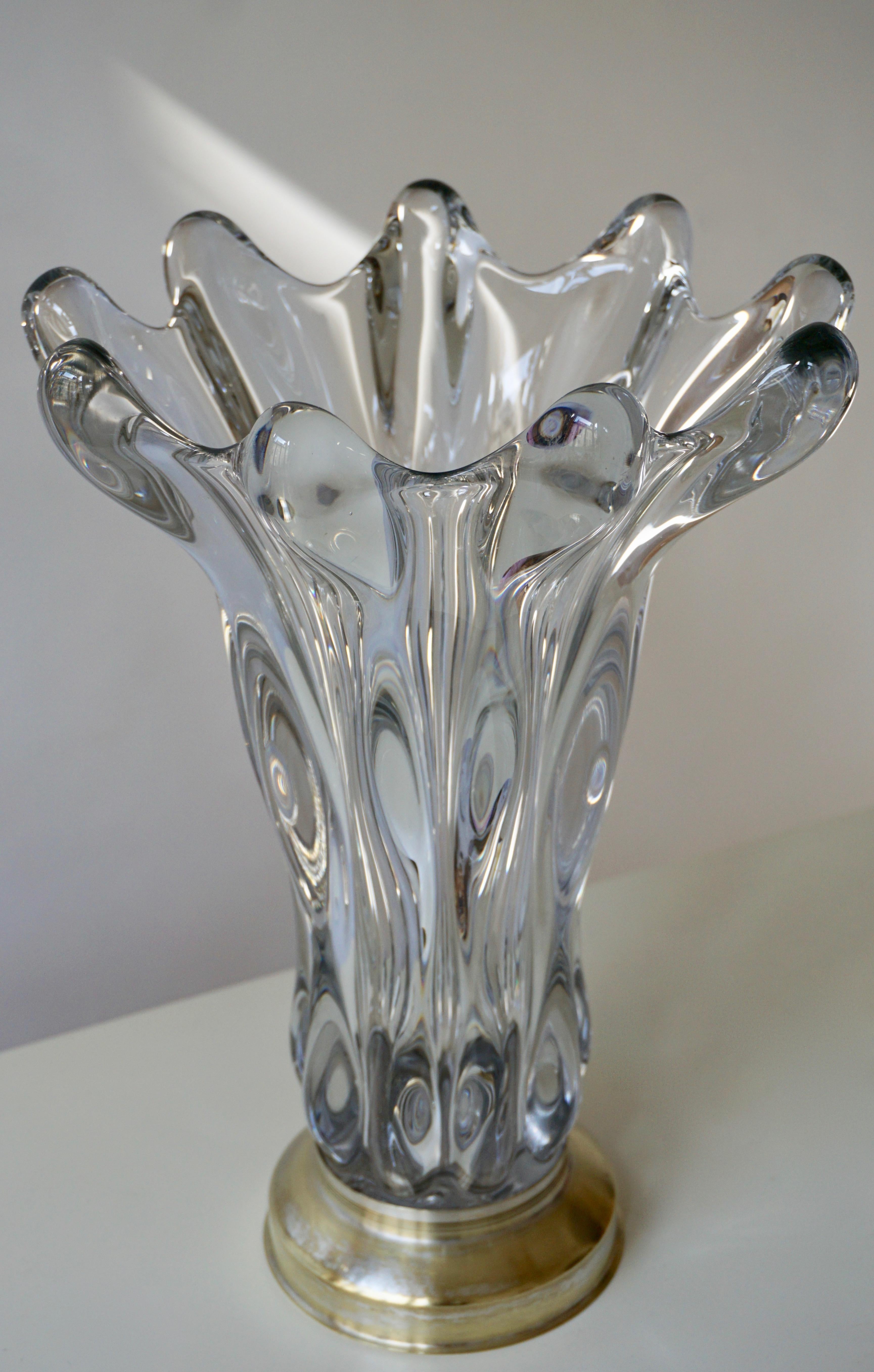 Rare Crystal Vase at 1stDibs | rare glass vases