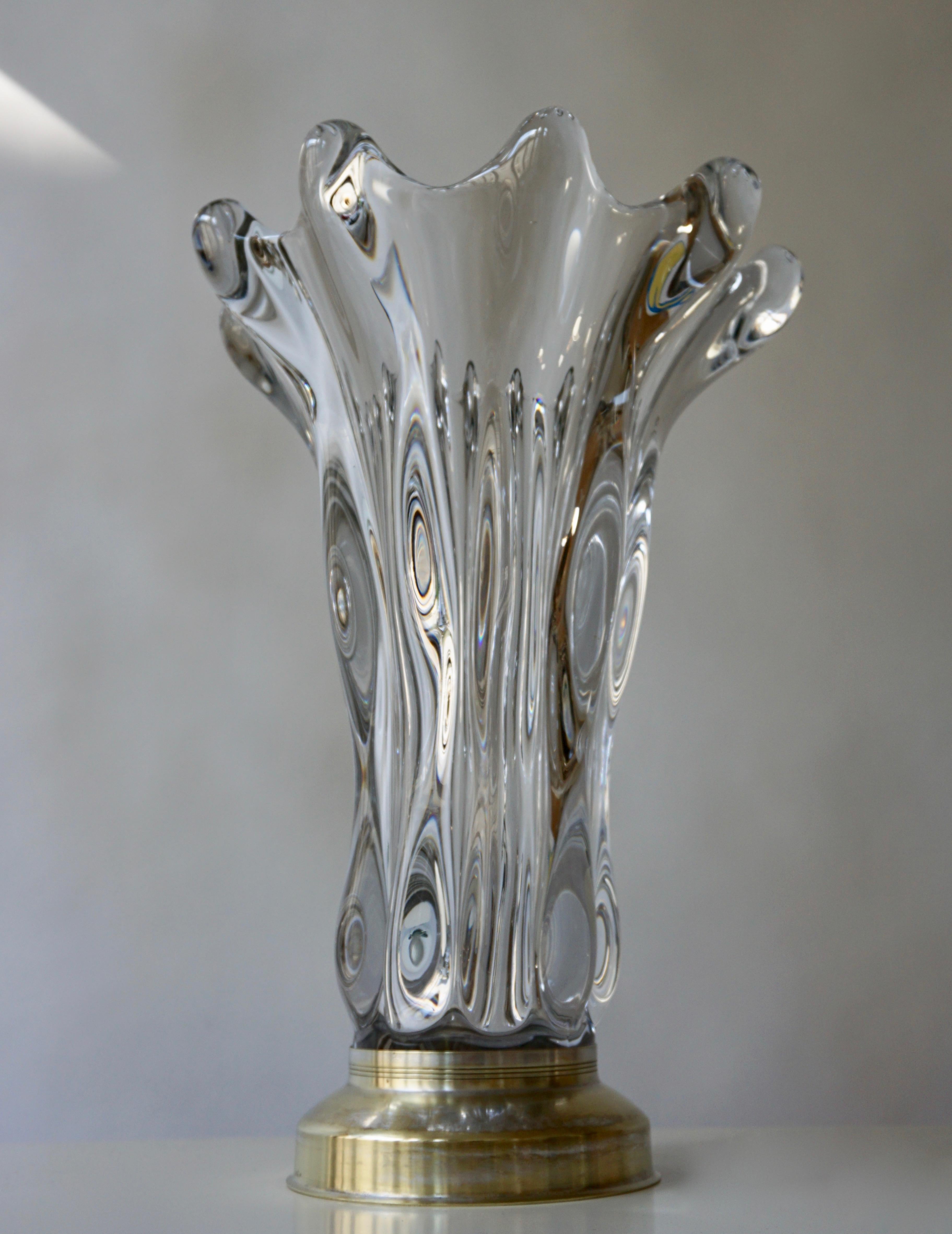 Rare Crystal Vase at 1stDibs | rare glass vases