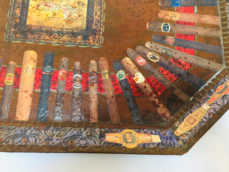 Rare Cuban Cigar Band Collection Tray by Holly Lueders for Frank ...
