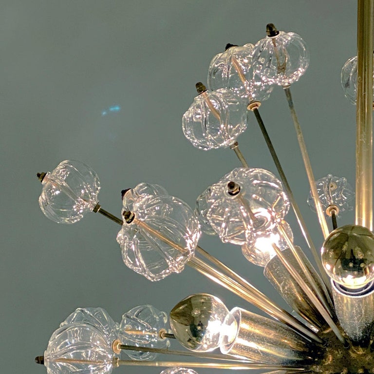 Rare Custom East German Pendant Lights by VEB Kristalleuchte, Germany ...
