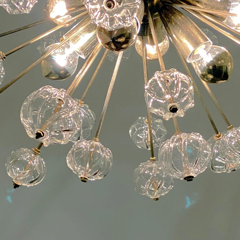 Rare Custom East German Pendant Lights by VEB Kristalleuchte, Germany ...