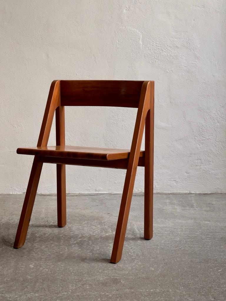 Rare Danish Chair in Solid aged Pine by Nissen and Gehl 1970, Model ...
