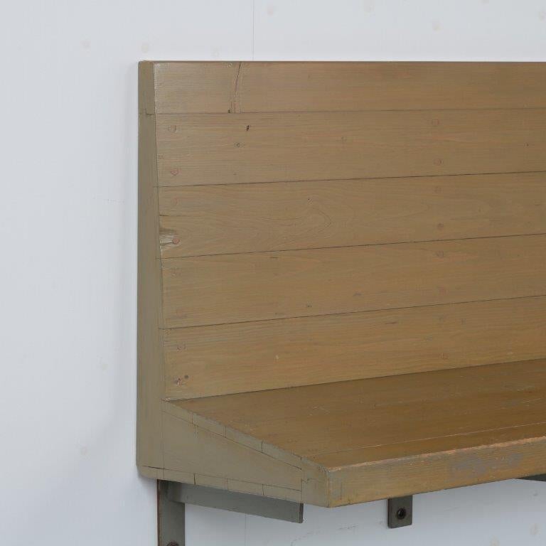 Rare Dom Hans van der Laan Wall Mounted Bench, Netherlands 1970 For ...