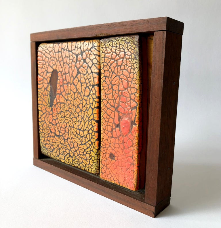 Rare Doyle Lane California Studio Glazed Two Tile Stoneware Signed Clay ...
