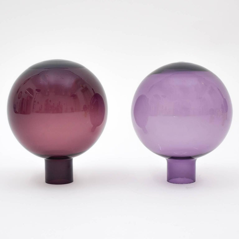 Rare Dual Color Glass and Brass Chandelier by Hans-Agne Jakobsson ...