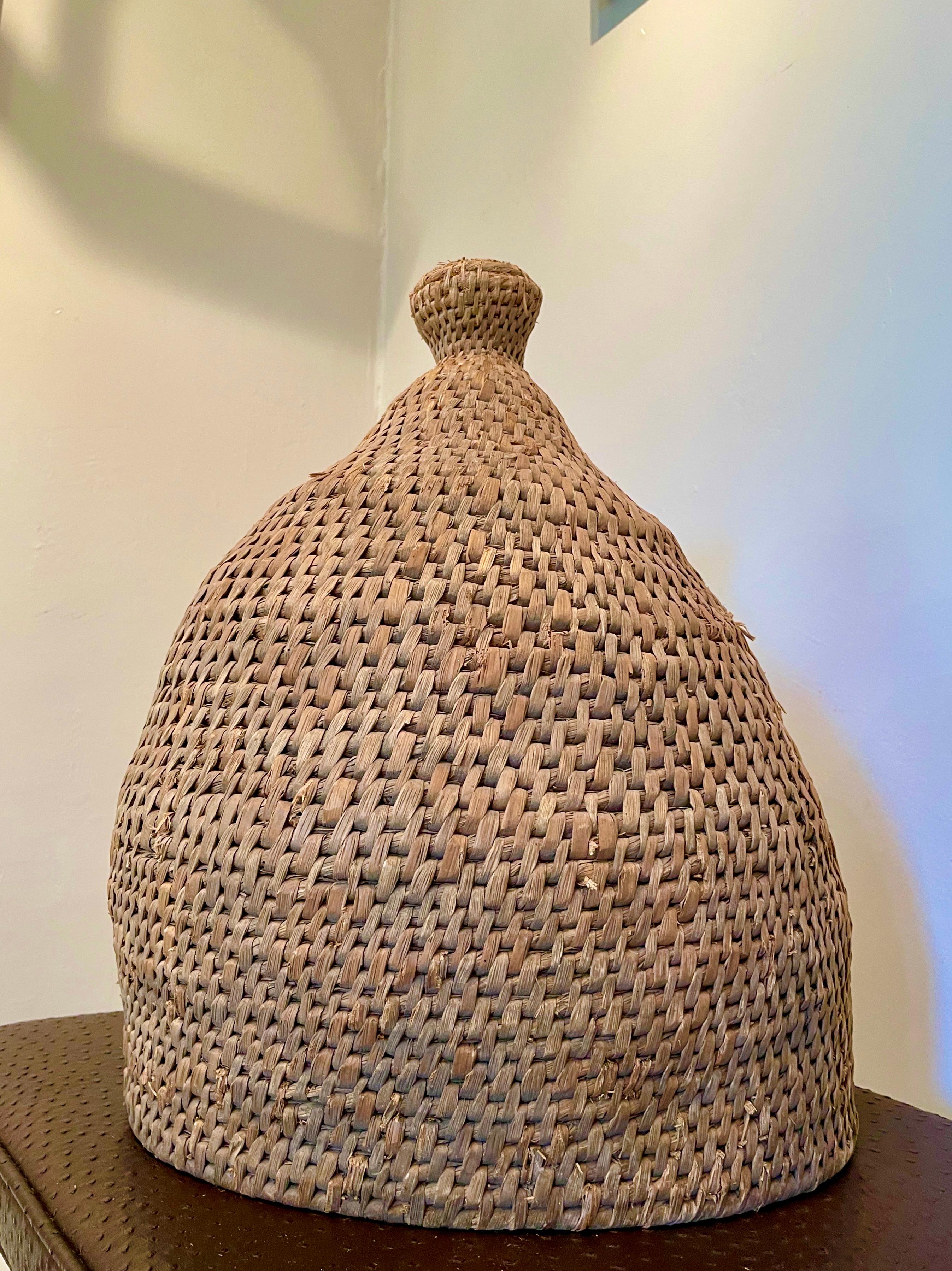 Rare Dutch Straw Bee Skep, CA 1900 at 1stDibs | bee skep for sale