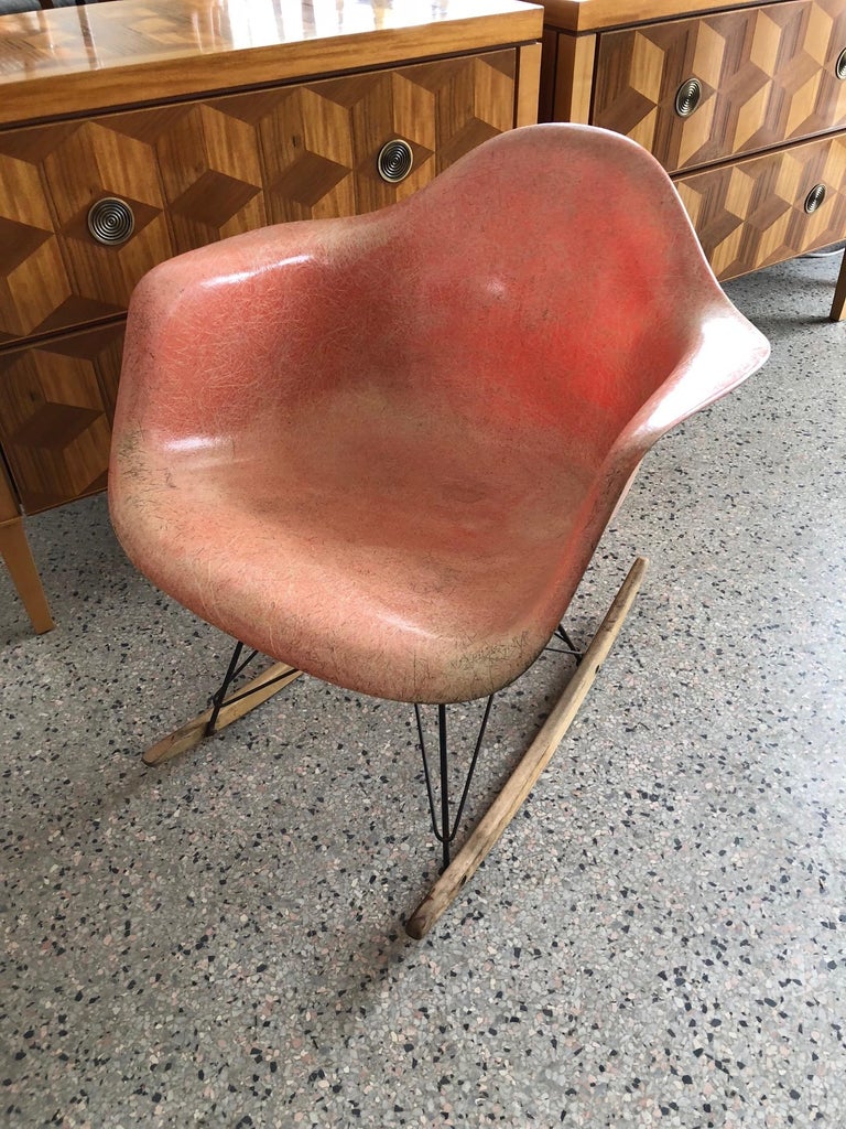 Rare Eames Rocking Chair First Edition at 1stDibs | eames rocking chair ...