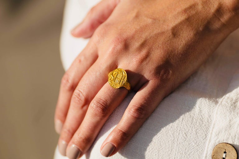 Rare, Early, 17th Century Gold, Signet Ring at 1stDibs